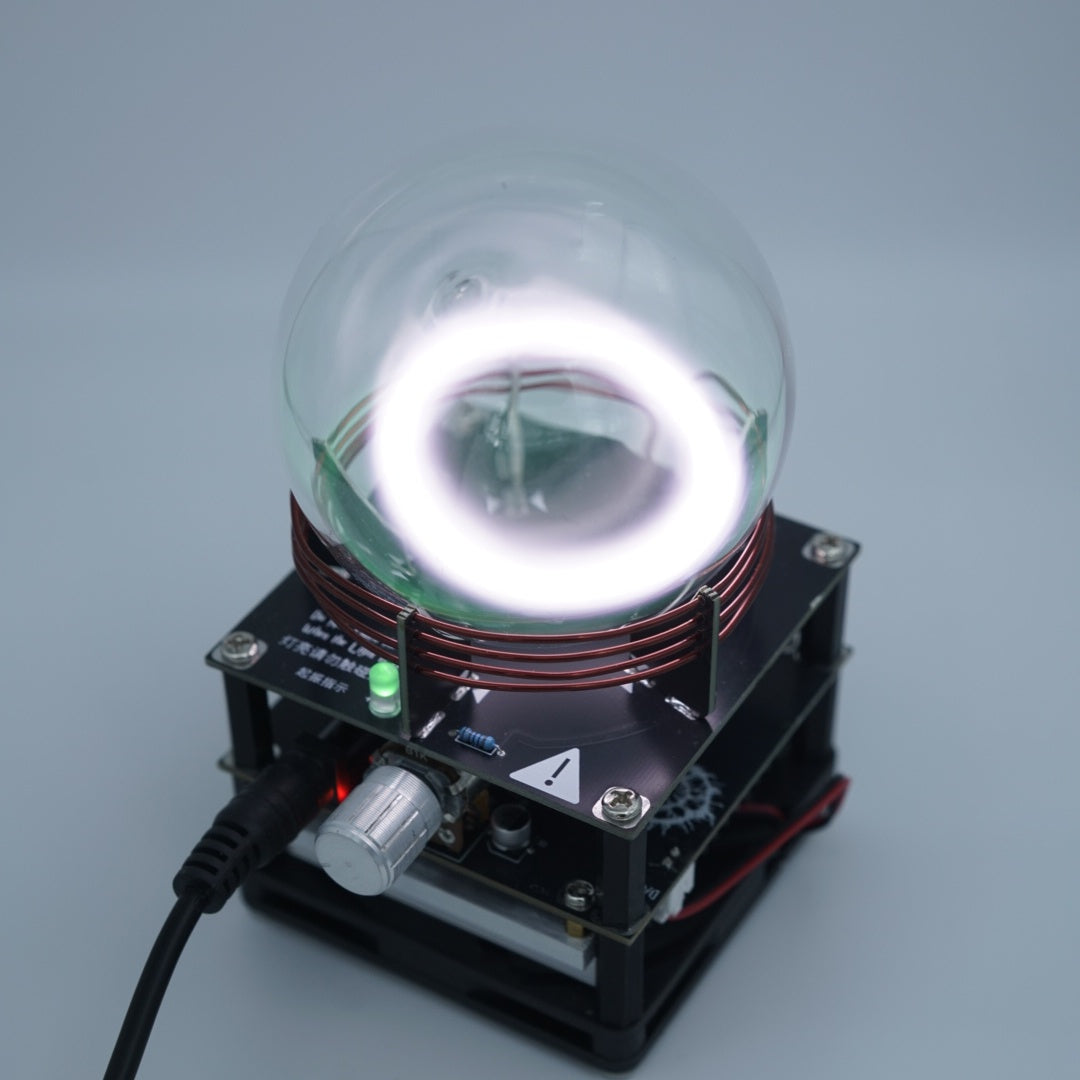 Plasma Toroid Generator with Xenon Glass Ball – HaloPlasma